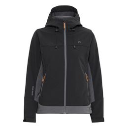North Bend Outdoorjacke 'Rya' Damen Gr&ouml;&szlig;e L grau / schwarz Winterjacke