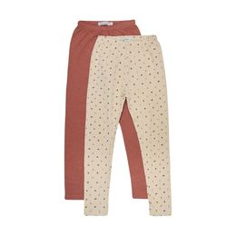 Minymo Leggings girl Beige, Brown size 104