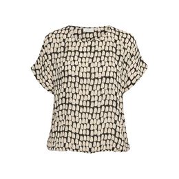 Kaffe Bluse 'Lokia' Damen Größe L beige / schwarz