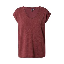 Pieces T-Shirt 'PCBillo' Damen Gr&ouml;&szlig;e S gold / weinrot