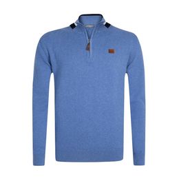 Jacey Quinn Pullover Herren Gr&ouml;&szlig;e S blau / braun / schwarz / wei&szlig;