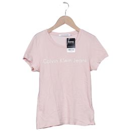 Calvin Klein Jeans Damen T-Shirt, pink, Gr. 34