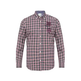 By Diess Collection Hemd Herren Größe XXL grau / rot / weiß