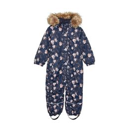 Minymo Overall 'Snow' M&auml;dchen Gr&ouml;&szlig;e 98 blau / grau / oliv / rosa / wei&szlig;