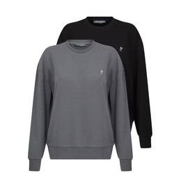 Jacey Quinn Sweatshirt female Grey, Black size M