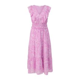 s.Oliver Kleid Damen Größe 44 pink Winterkleid