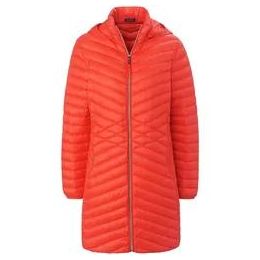 Daunen-Long-Steppjacke MYBC rot, 42