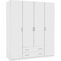 Kleiderschrank Rauch "P4You" Schränke Gr. B/H/T: 181 cm x 210 cm x 54 cm, mit Schubkästen, 4 St., weiß Kleiderschränke