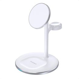 Choetech Induktive Ladestation iPhone 12/13, AirPods Pro, Apple Watch Weiß Induktions-Ladegerät (1-tlg)