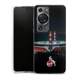 DeinDesign Handyhülle 1. FC Köln Stadion Offizielles Lizenzprodukt Köln Stadion Nacht, Huawei P60 Pro Silikon Hülle Bumper Case Handy Schutzhülle