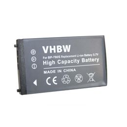 vhbw passend für Kyocera Finecam SL300R, SL400R Kamera (700 mAh, 3,7 V, Kamera-Akku Li-Ion 700 mAh, schwarz