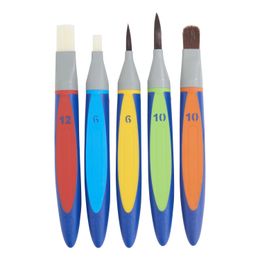 Pelikan Malpinsel Schulpinsel Griffix, 5er-Set