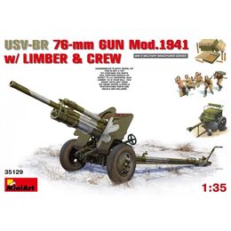 MiniArt Modellbausatz 1:35 USV-BR 76mm Gesch. m.Anh. 1941 (5)