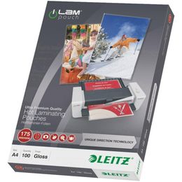 Leitz Laminiergerät Laminierfolie DIN A4 175 micron glänzend 100 St.