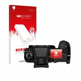 upscreen Displayschutzfolie Schutzfolie für Fujifilm GFX100S II (Schulterdisplay), 1 Stück, Displayschutz Schutz Folie Klar Transparent, weiß