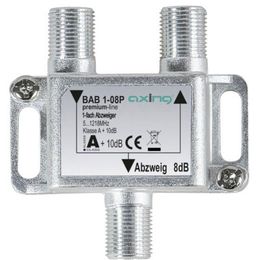 Axing BAB 1-08P Kabel-TV Abzweiger 1-fach 5 - 1218 MHz TV-Kabel