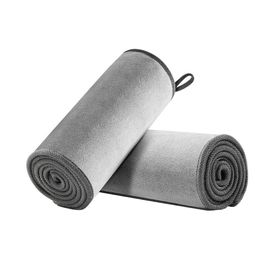 Baseus Car Washing 2 x Mikrofaser-Auto-Trockentuch, 40 cm x 40 cm, Grau Mikrofasertuch