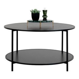 ebuy24 Couchtisch Vita Couchtisch Ablage 1 schwarz. (1-St)