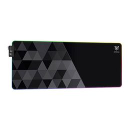 ONIKUMA Gaming Mauspad MP006 RGB Mousepad (Schwarz) mit 12 Lichteffekten -