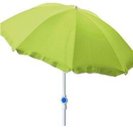 Mojawo Ampelschirm Sonnenschirm rund Ø2m lime grün Polyester knickbar UV Schutz
