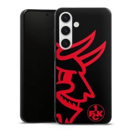 DeinDesign Handyhülle Offizielles Lizenzprodukt 1.FCK Dauerkarte, Samsung Galaxy S24 Silikon Hülle Bumper Case Handy Schutzhülle, schwarz