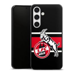 DeinDesign Handyhülle 1. FC Köln Offizielles Lizenzprodukt Colour Stripes 1.FC, Samsung Galaxy S24 Silikon Hülle Bumper Case Handy Schutzhülle