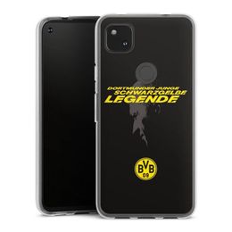DeinDesign Handyhülle Marco Reus Borussia Dortmund BVB Danke Marco Schwarzgelbe Legende, Google Pixel 4a Silikon Hülle Bumper Case Handy Schutzhülle