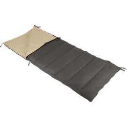 Deckenschlafsack Polydaun "Schlafsack Stern 85x210 cm Antraziet- 4-Jahreszeiten", braun (mist), Schlafsäcke, B/L: 85cm x 210cm, umlaufender Reißverschluss, Obermaterial: 100% Baumwolle, L:210cm