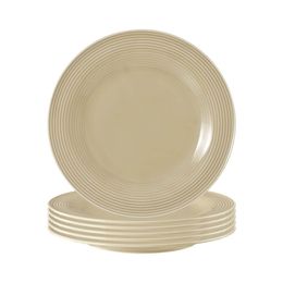 Seltmann Weiden Fr&uuml;hst&uuml;cksteller Beat Color Glaze &oslash; 23,3 cm 6er Set