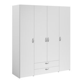 Parisot Kleiderschrank 4-t&uuml;rig Daily 1 Wei&szlig;