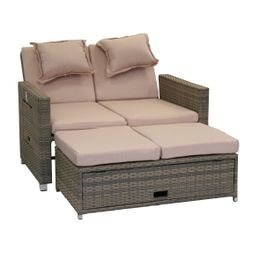 Gartensofa Greemotion BAHIA Twin (BHT 121x99x86 cm)