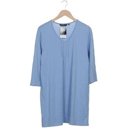 Ulla Popken Damen Langarmshirt, blau, Gr. 42