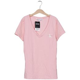 Calvin Klein Jeans Damen T-Shirt, pink, Gr. 34