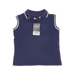 Tommy Hilfiger Damen Poloshirt, blau, Gr. 116