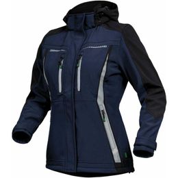 Leibwächter Damen Sommer-Softshell Jacke flxds Gr. 34 marine/schwarz - Leibwächter