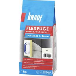 Knauf - Fugenmörtel Flexfuge Universal 1 - 20 mm weiß 1 kg Fugenmörtel