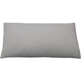 Living Kissen Iles, Couch Zierkissen Basic, Dekokissen aus Polyester und Baumwolle in Grau, Kissenbezug mit Inlett, Sofakissen 50x30 cm - Eglo