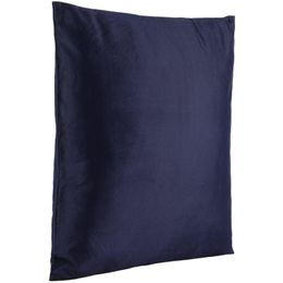 Eglo - living Kissen Chevery, elegantes Couch Zierkissen, Dekokissen Basic aus Samt in Blau, Kissenbezug mit Inlett aus Polyester, edles Sofakissen,