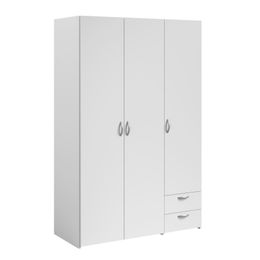 Parisot Kleiderschrank 3-türig Daily 2 Weiß