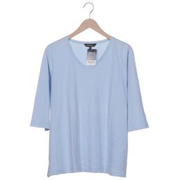 Ulla Popken Damen Langarmshirt, hellblau, Gr. 46