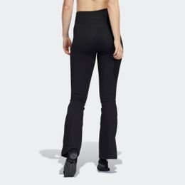 Trainingstights adidas Performance "ADIDAS YOGA STUDIO FLARED" Gr. S, N-Gr, schwarz (black) Damen Hosen