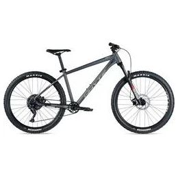 Mountainbike WHYTE BIKES "801" Fahrräder Gr. 48cm, 27,5 Zoll (69,85cm), grau für Damen und Herren, Kettenschaltung