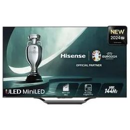 D (A bis G) HISENSE Mini-LED-Fernseher "75U7NQ" Fernseher 4KUHD, ULED, Mini LED Gr. 75, schwarz