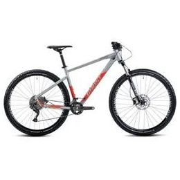 Mountainbike GHOST "Kato Advanced 27.5 AL" Fahrräder Gr. 48cm, 29 Zoll (73,66cm), grau (dunkelorange-hellgrau) für Damen und Herren, Kettenschaltung