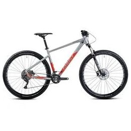 Mountainbike GHOST "Kato Advanced 27.5 AL" Fahrräder Gr. 36cm, 27,5 Zoll (69,85cm), grau (grau/orange) für Damen und Herren, Kettenschaltung