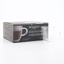 TK Maxx 4er-Pack klare Espressotassen 90ml