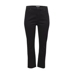 LEVI'S&reg; PLUS Levi's Plus Jeans '724 High Rise Straight' Damen Gr&ouml;&szlig;e 35/36 schwarz