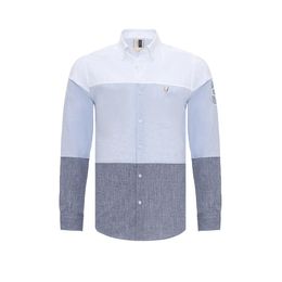 By Diess Collection Hemd Herren Gr&ouml;&szlig;e XXL blau / dunkelgrau / wei&szlig;