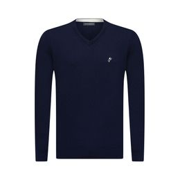 Jacey Quinn Pullover Herren Gr&ouml;&szlig;e S navy / wei&szlig;