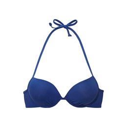 Buffalo Push-Up-Top 'Happy' Damen Gr&ouml;&szlig;e 80 blau